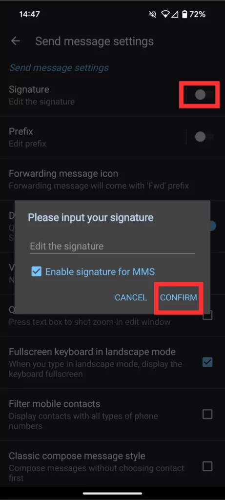 How to Add a Text Message Signature & Templates to Use | Quo (formerly ...