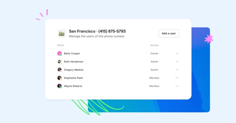 Share Phone Number: Call and Text as a Team | Quo (formerly OpenPhone)