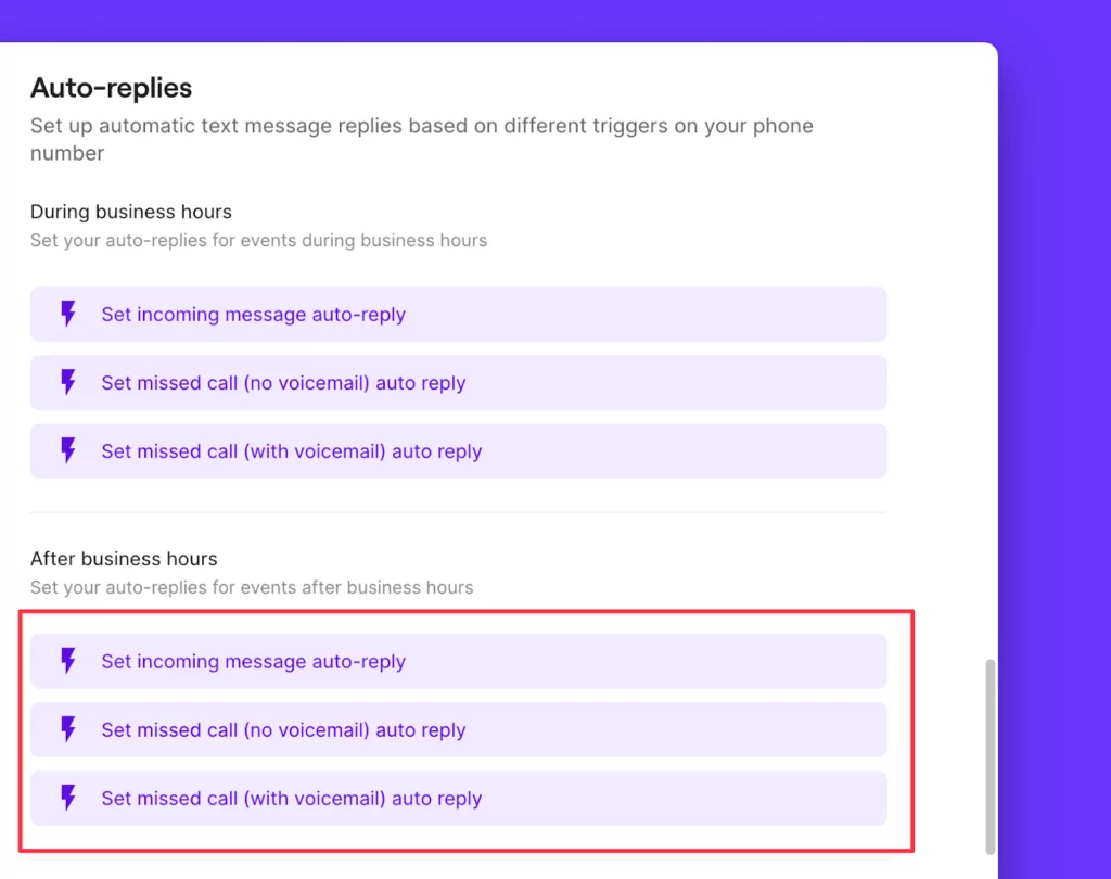 30 After-Business-Hours Text Message Examples- Quo (formerly OpenPhone)