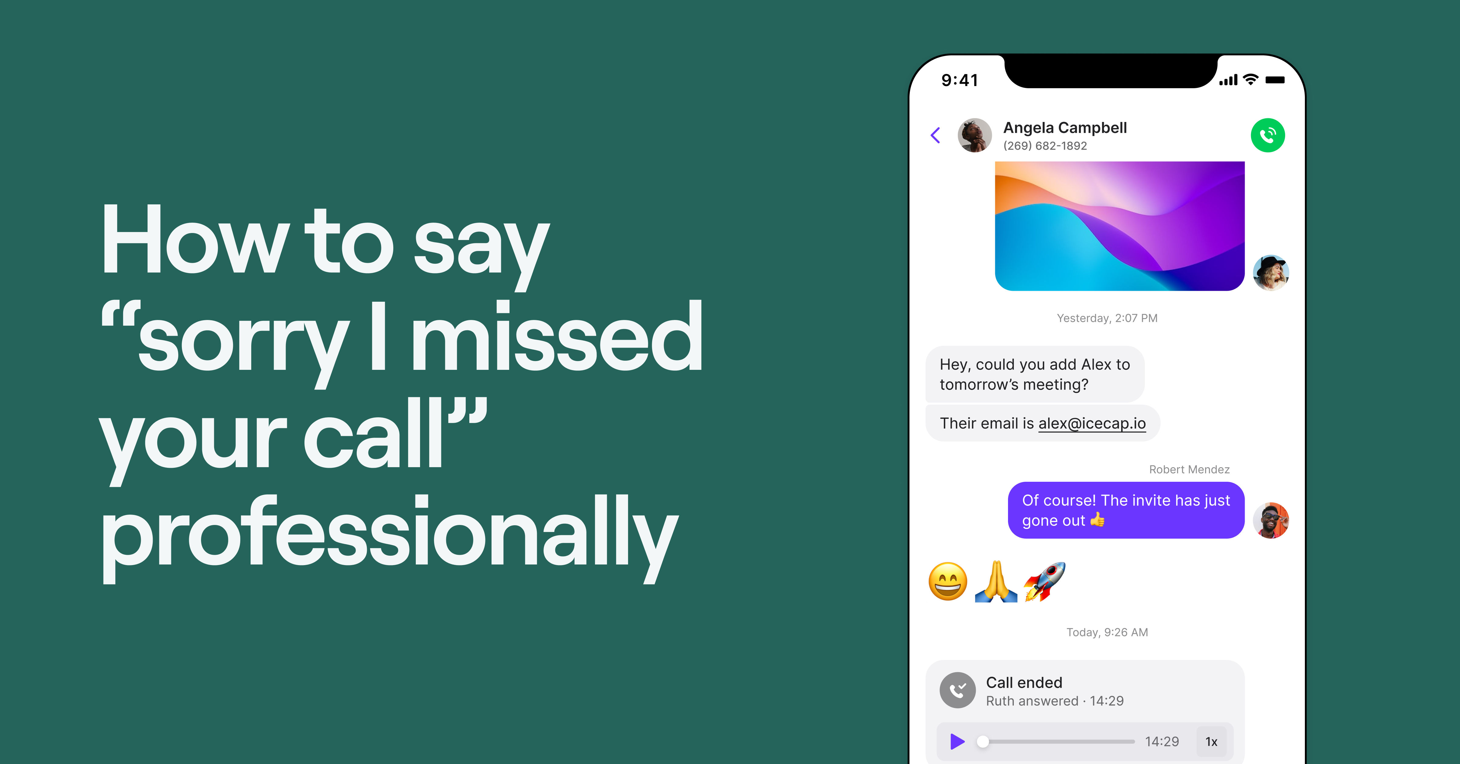 How to Apologize: “Sorry I Missed Your Call” Professionally | Quo ...
