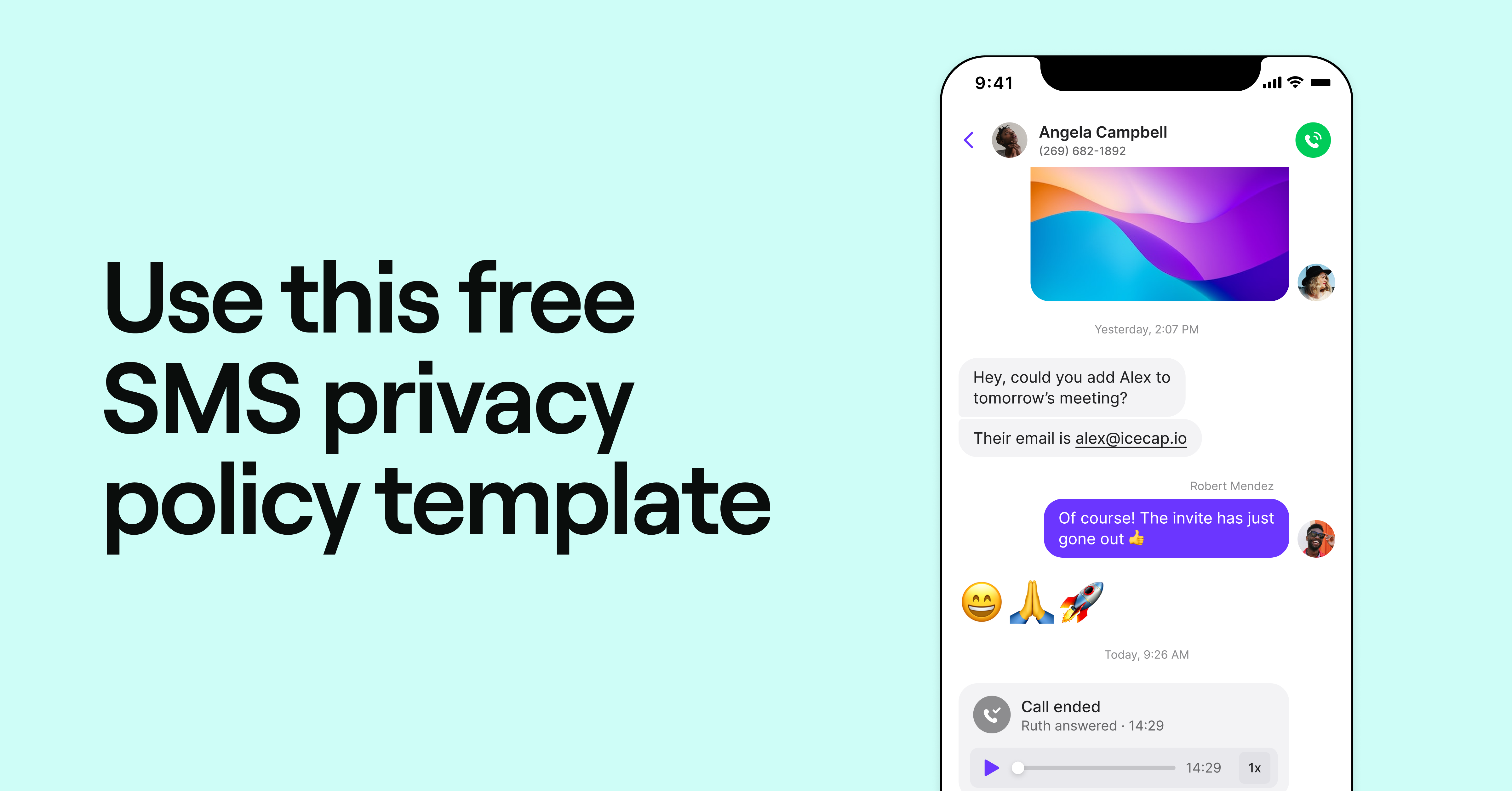 Use This Free SMS Privacy Policy Template - Quo (formerly OpenPhone)